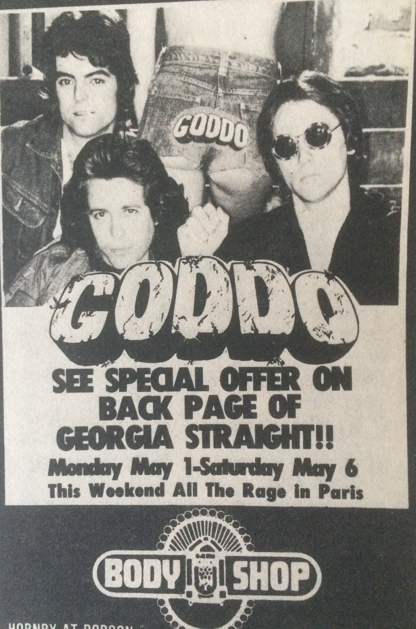 That time I went to see Goddo and got bonked on the head by a bass ...